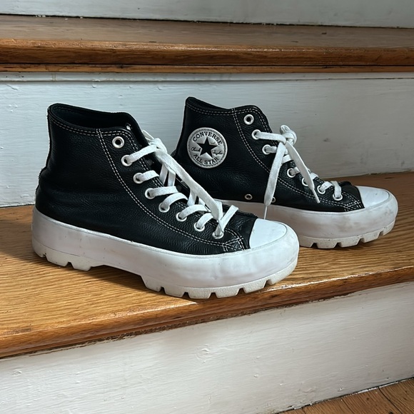 Converse | Shoes | Converse Lugged Leather Chuck Taylor All Star Womens ...